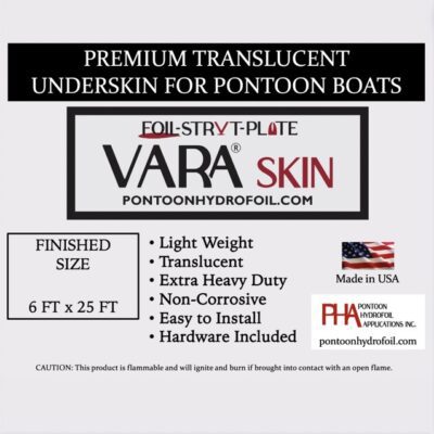 VARA® Skin for Pontoon Boats - Pontoon Hydrofoil Applications